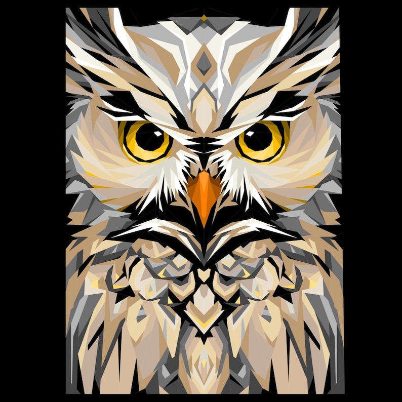 Big Owl 60"x82" FPP Pattern - Etsy