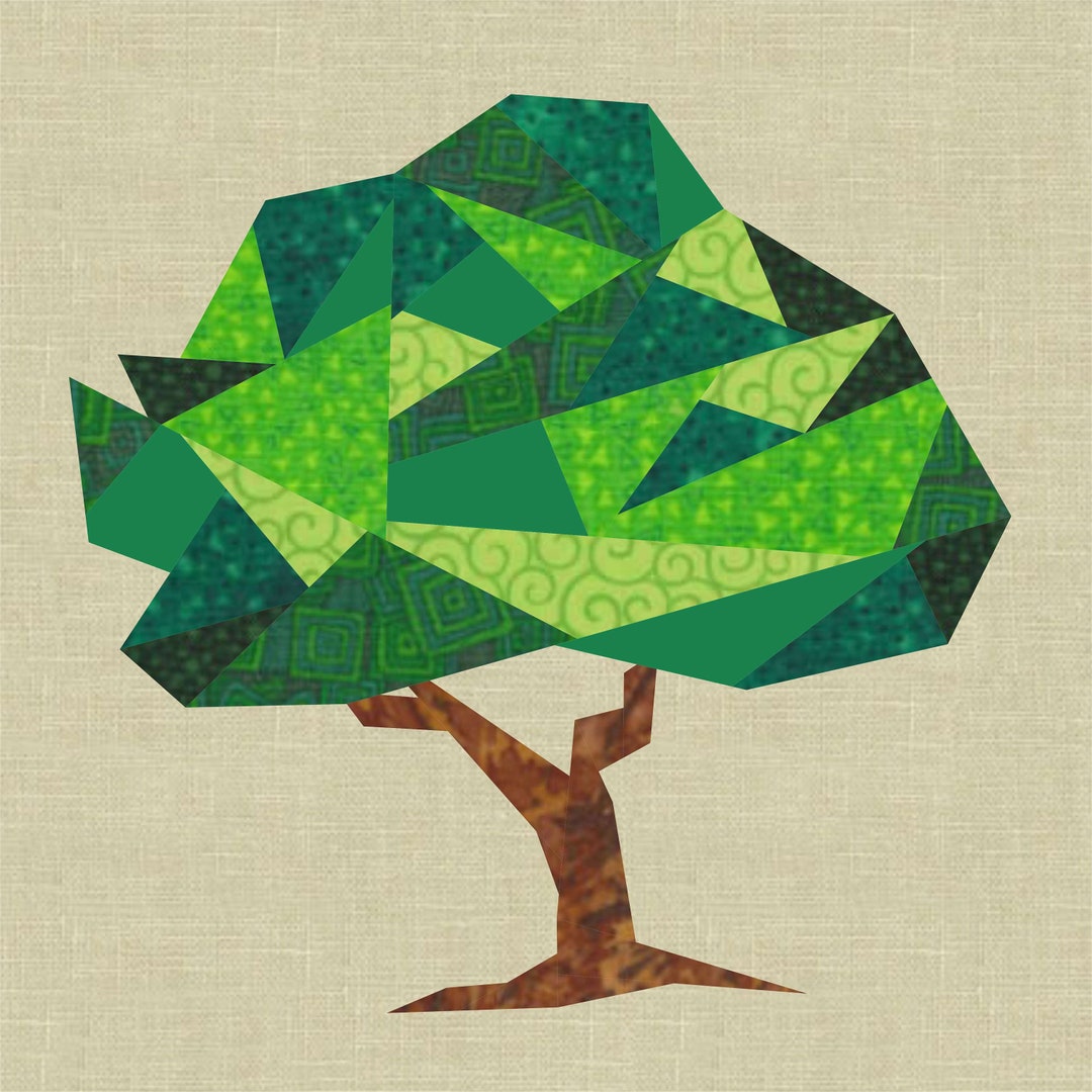 Treetwo Foundation Paper Piecing Pattern - Etsy