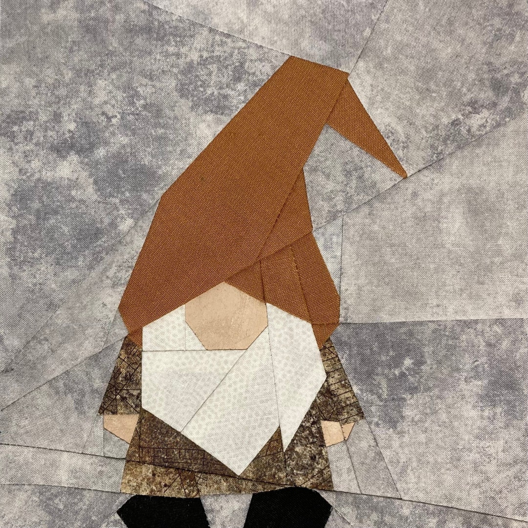 Gnome Foundation Paper Piecing Pattern - Etsy