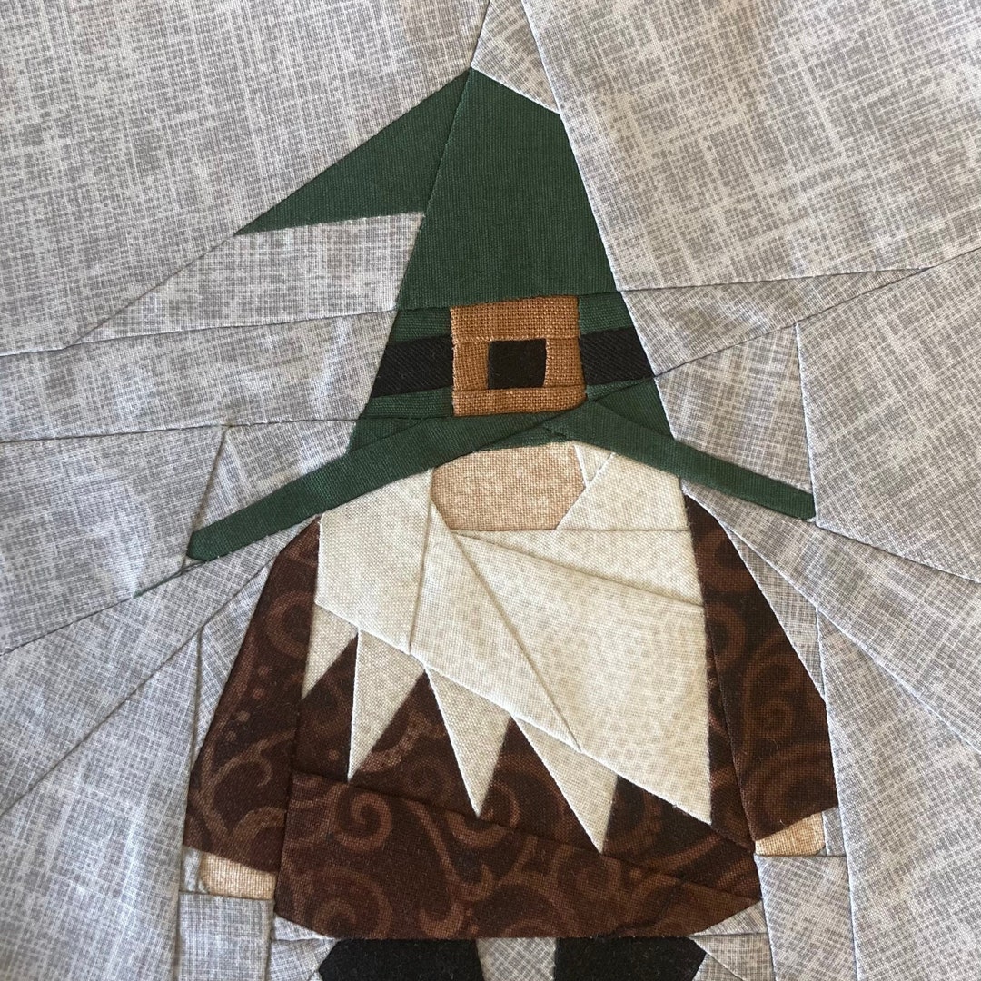 Gnome Big Foundation Paper Piecing Pattern - Etsy