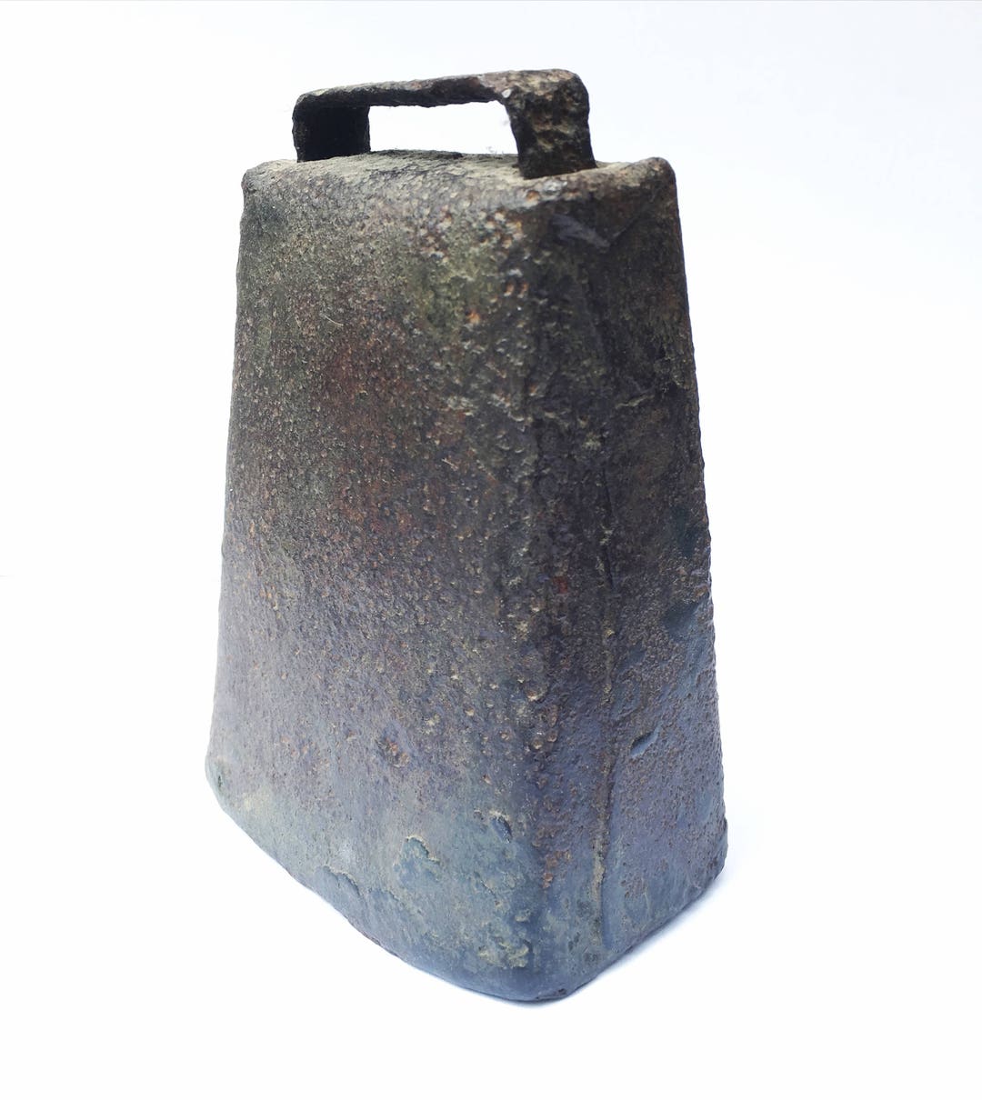 Rustic Early Iron Cowbell Antique Hand Forged Bell - Etsy
