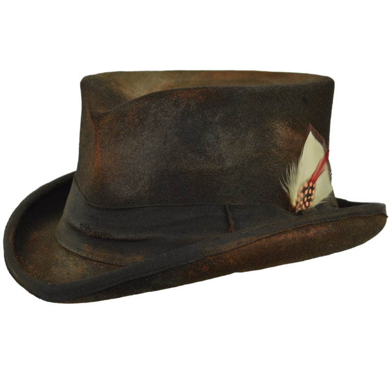 Western Half Top Hat Stagecoach Dusty Handmade Sergio Anzani - Etsy