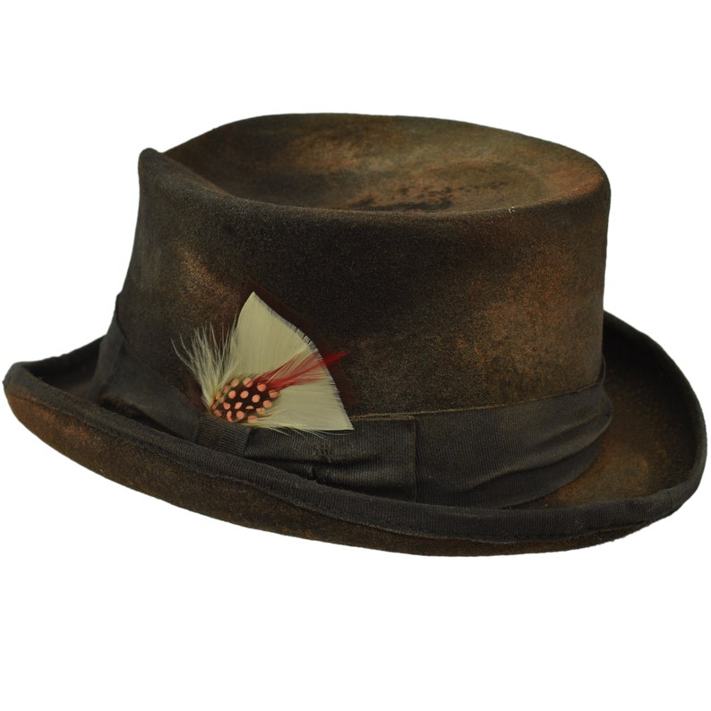 Western Half Top Hat Stagecoach Dusty Handmade Sergio Anzani - Etsy