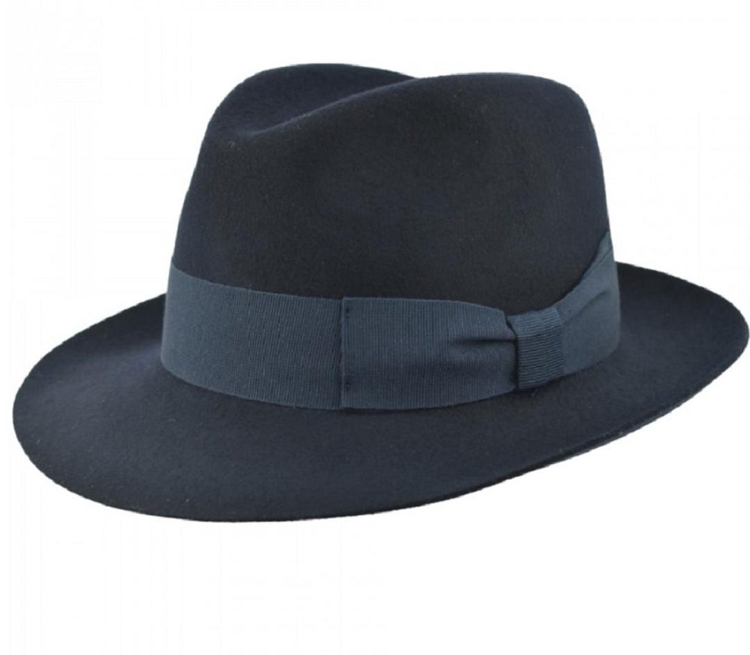 Melegari Crushable Fedora Wool Felt Hat - Etsy
