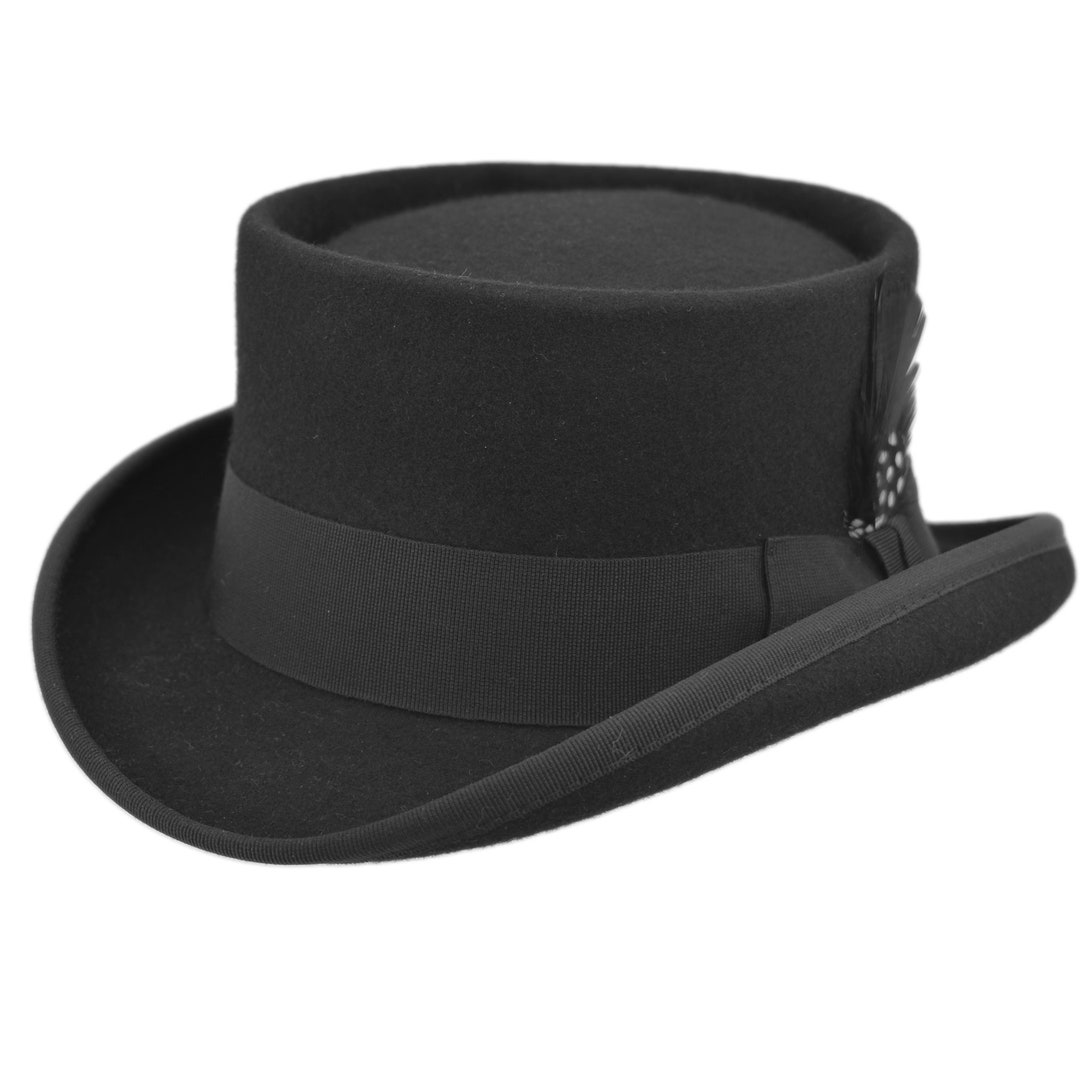 Melegari Curled Western Desert Rat Top Hat - Etsy