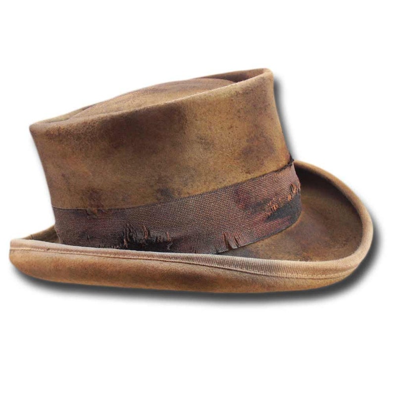 Western Desert Rat Top Hat Aged Dusty handmade Sergio Anzani | Etsy