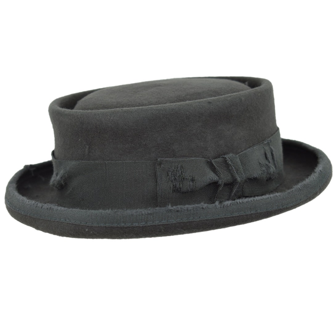 Melegari Pork Pie Stone Hat Handmade Sergio Anzani Hatmaker - Etsy