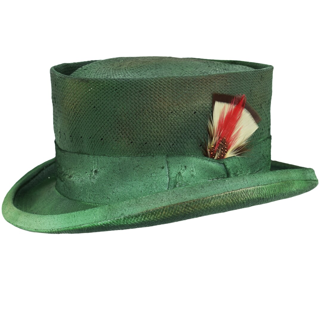 Summer Western Desert Rat Straw Top Hat Dusty - Etsy