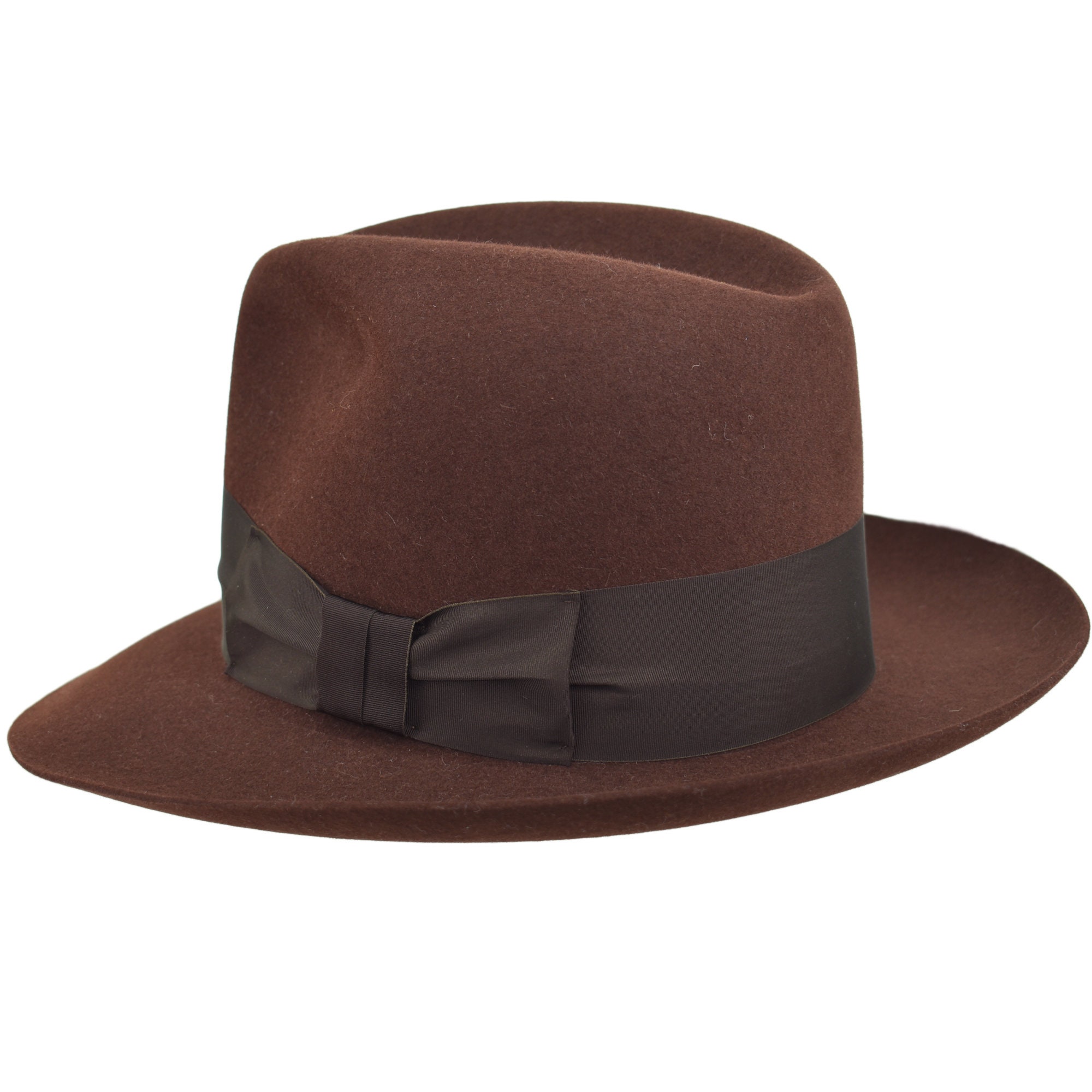 Melegari Fedora Indiana Replica Hat Handmade Sergio Anzani Hatmaker - Etsy