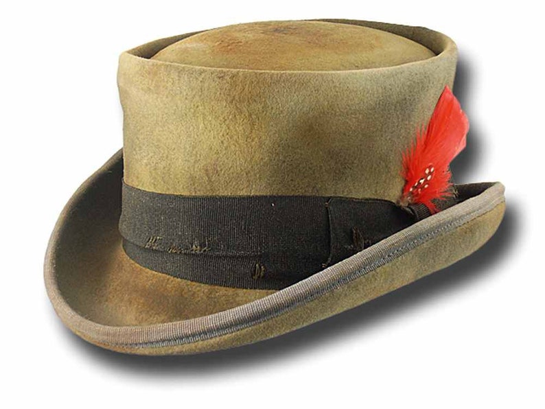 Western Desert Rat Top Hat Aged Dusty Handmade Sergio Anzani - Etsy