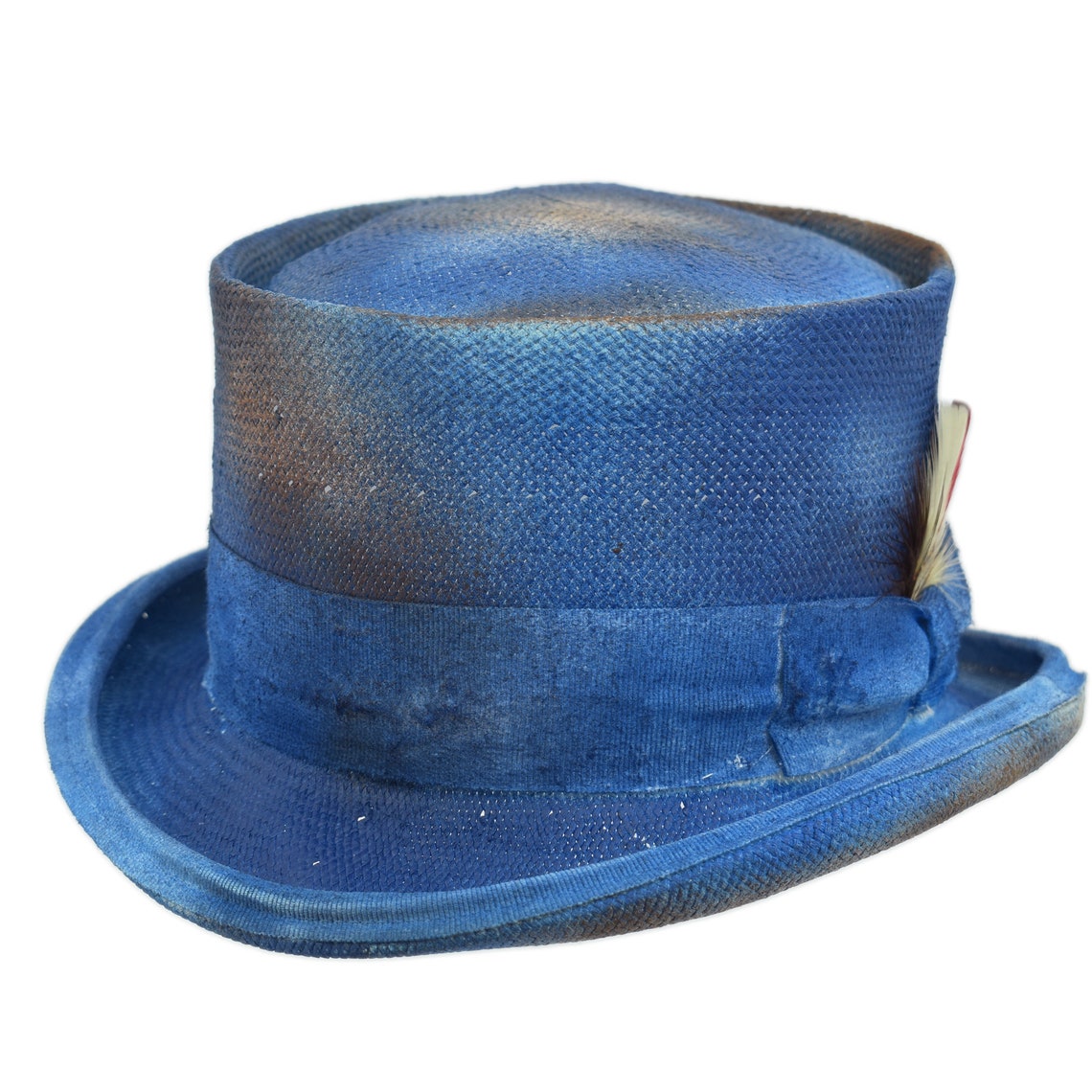 Summer Western Desert Rat Straw Top Hat Dusty | Etsy