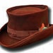 Western Desert Rat Top Hat Aged Dusty Handmade Sergio Anzani Hatmaker ...