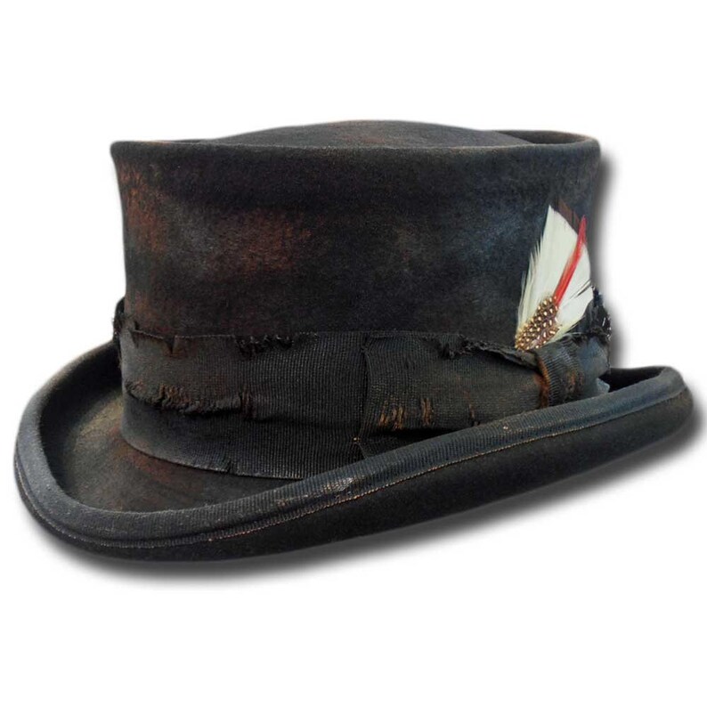 Western Desert Rat Top Hat Aged Dusty handmade Sergio Anzani | Etsy