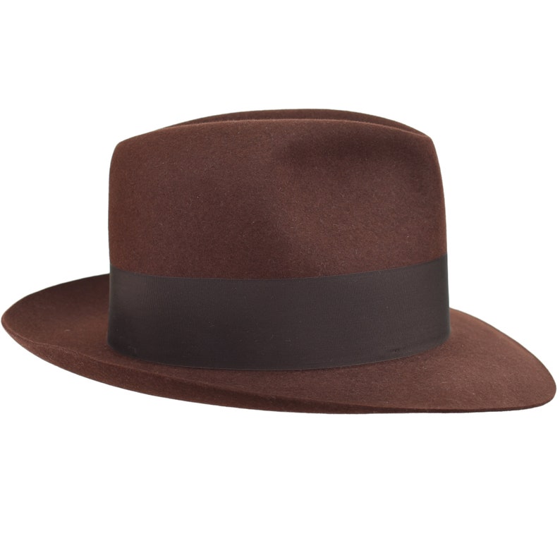 Melegari Fedora Indiana Replica Hat Handmade Sergio Anzani - Etsy