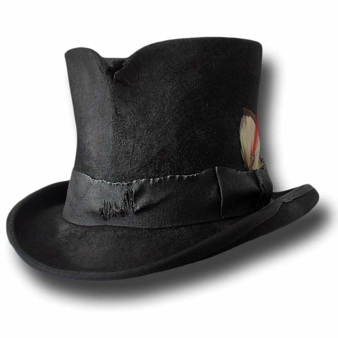Dusty Western Top Hat Black - Etsy