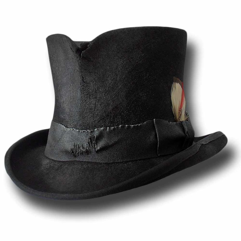 Dusty Western Top Hat Black - Etsy
