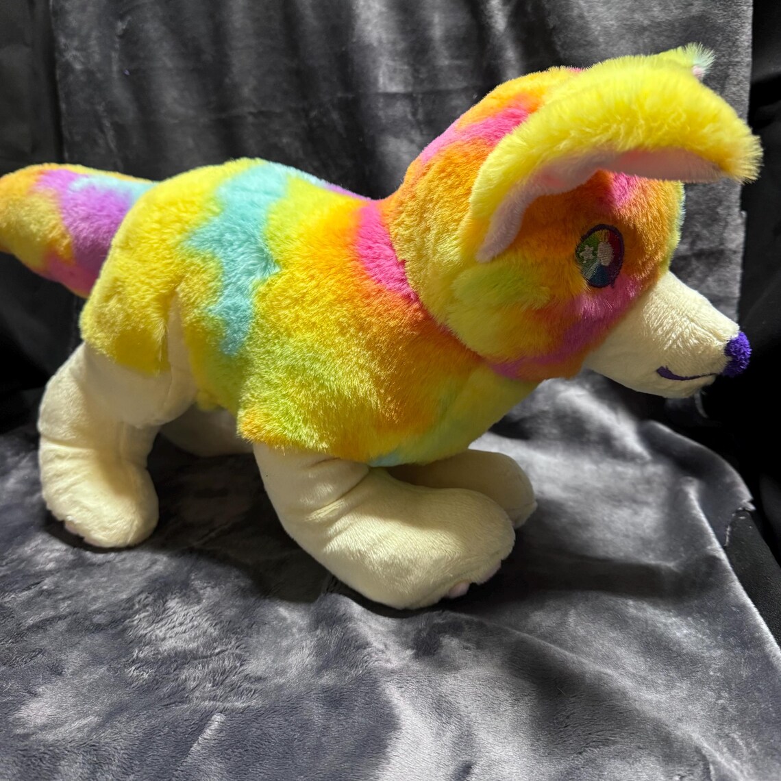 Rainbow Hellpup Familiar - Etsy