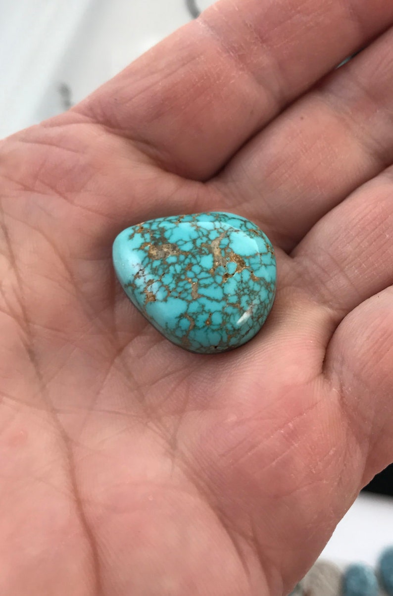 High Grade Classic Lone Mountain Spiderweb Turquoise, Gem Quality, Rare ...