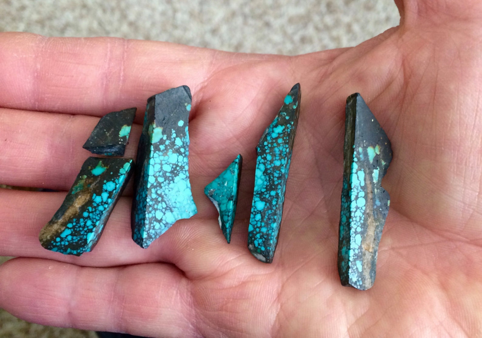 Lander County Nevada A High Grade Turquoise Spiderweb - Etsy