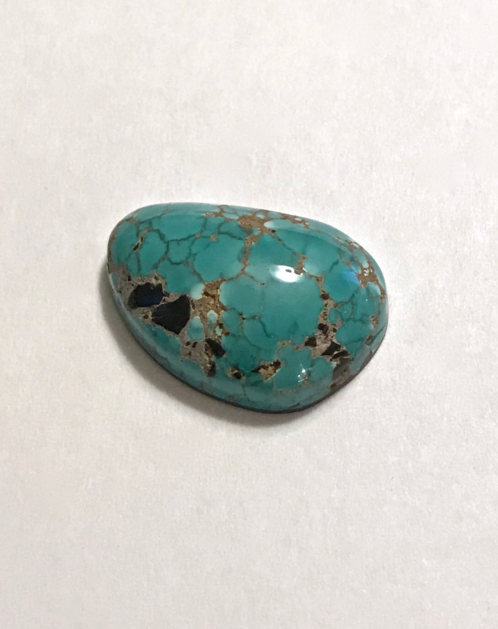 Stunning High Grade Carico Lake Turquoise Cabochon Natural | Etsy
