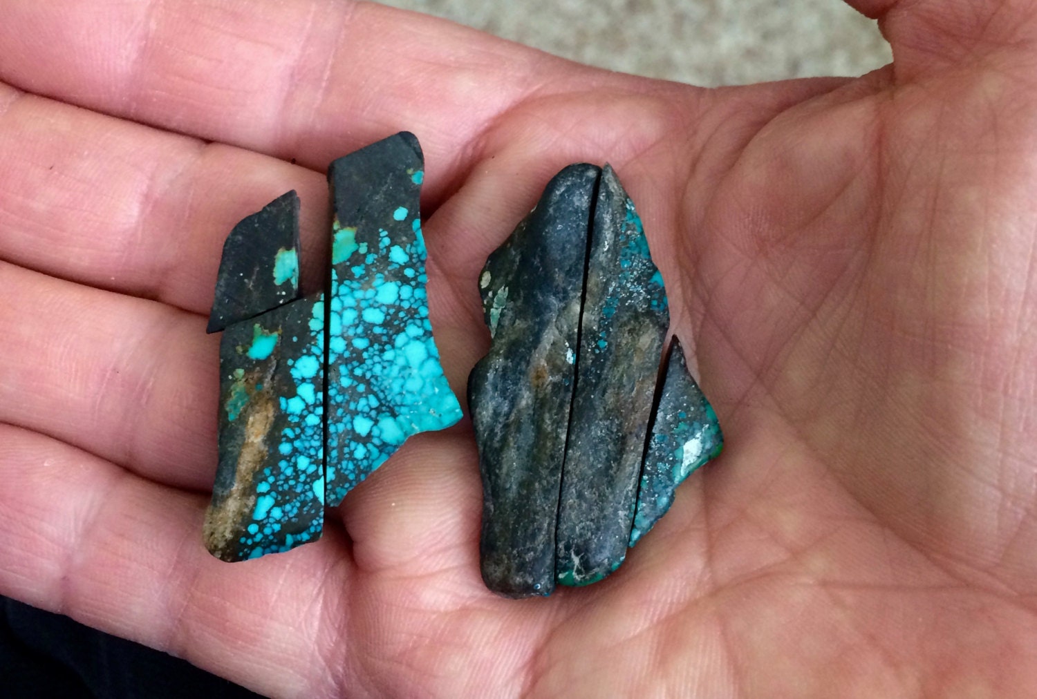 Lander County Nevada A High Grade Turquoise Spiderweb - Etsy