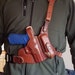 Leather Chest Rig With Mag Pouch *revolver, Automatic. Double Action ...