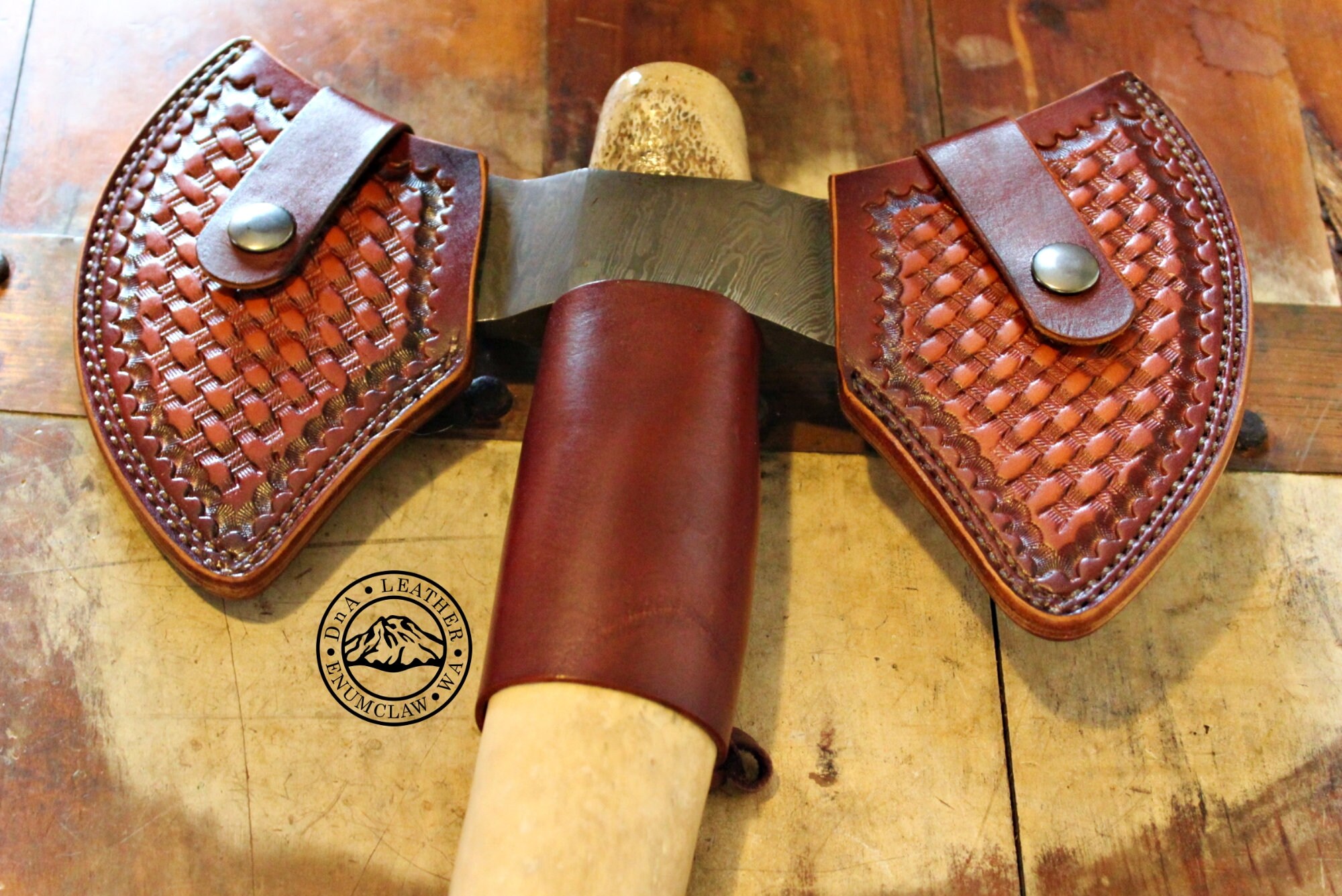 Large Double Bit Axe Sheath Wrap Options USA Made - Etsy