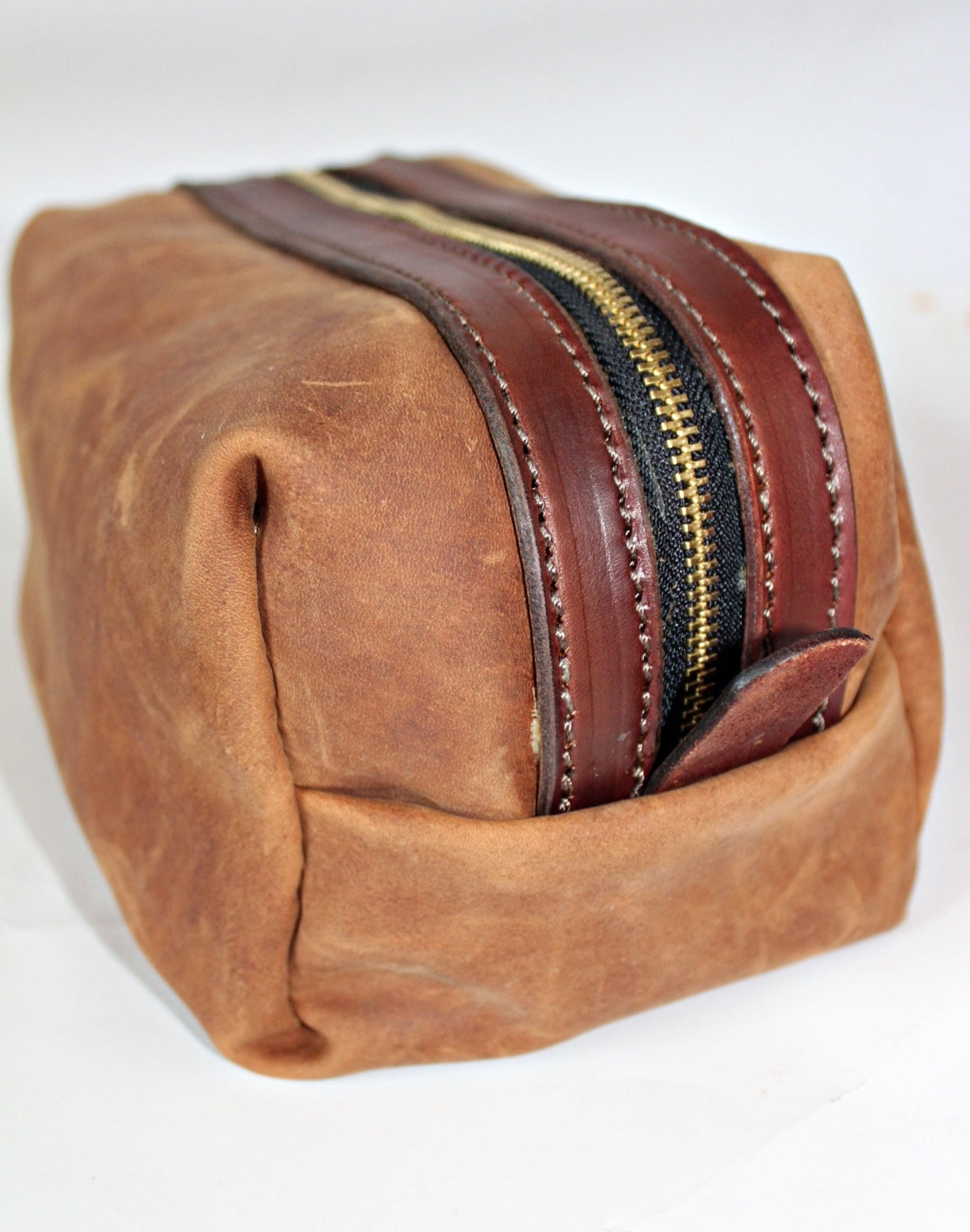 Custom Leather Travel Shaving Kit Dopp Kit Groomsman Gift - Etsy