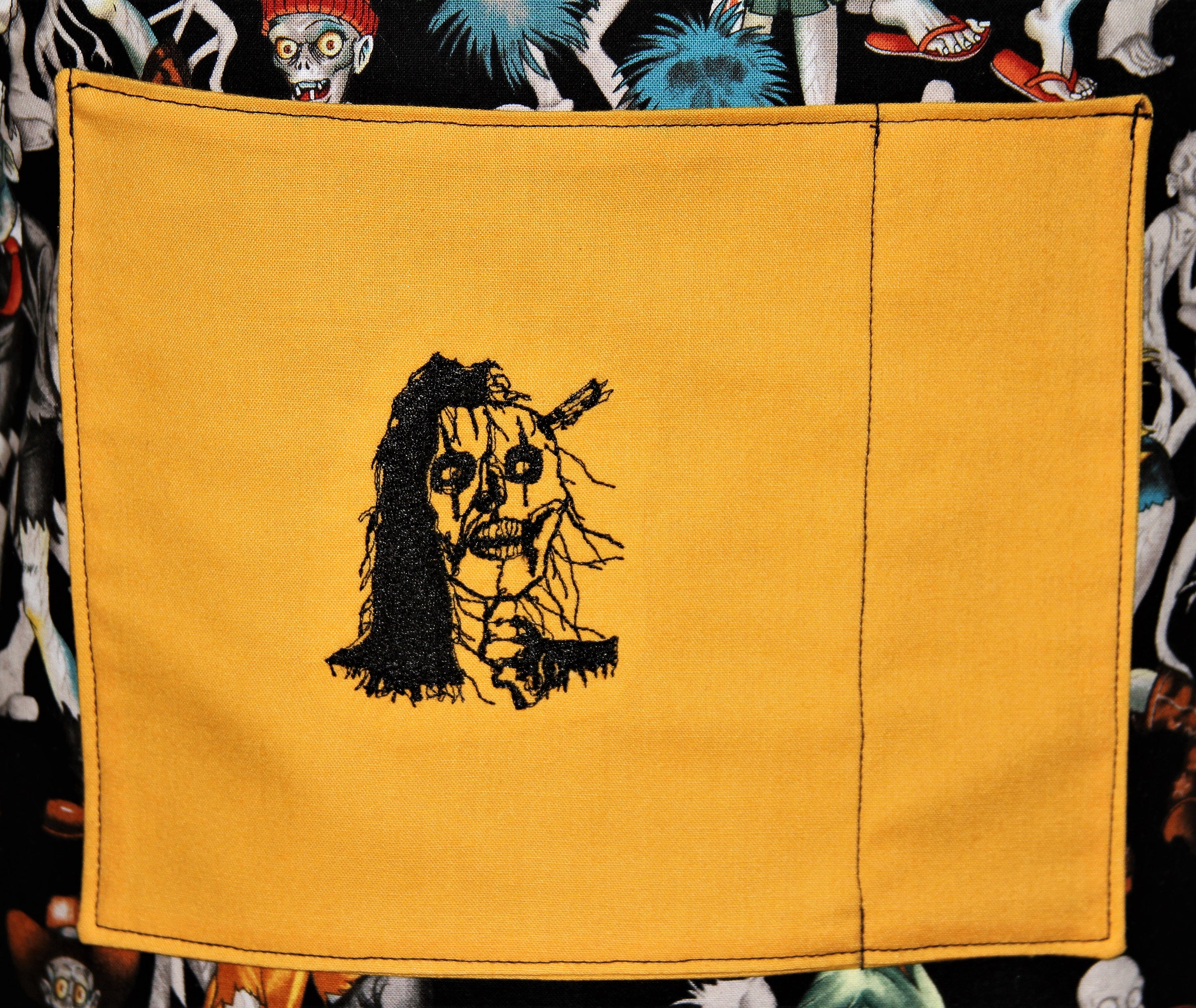 Unisex Chef, BBQ, Cobbler Style Apron Happy Halloween High School ...