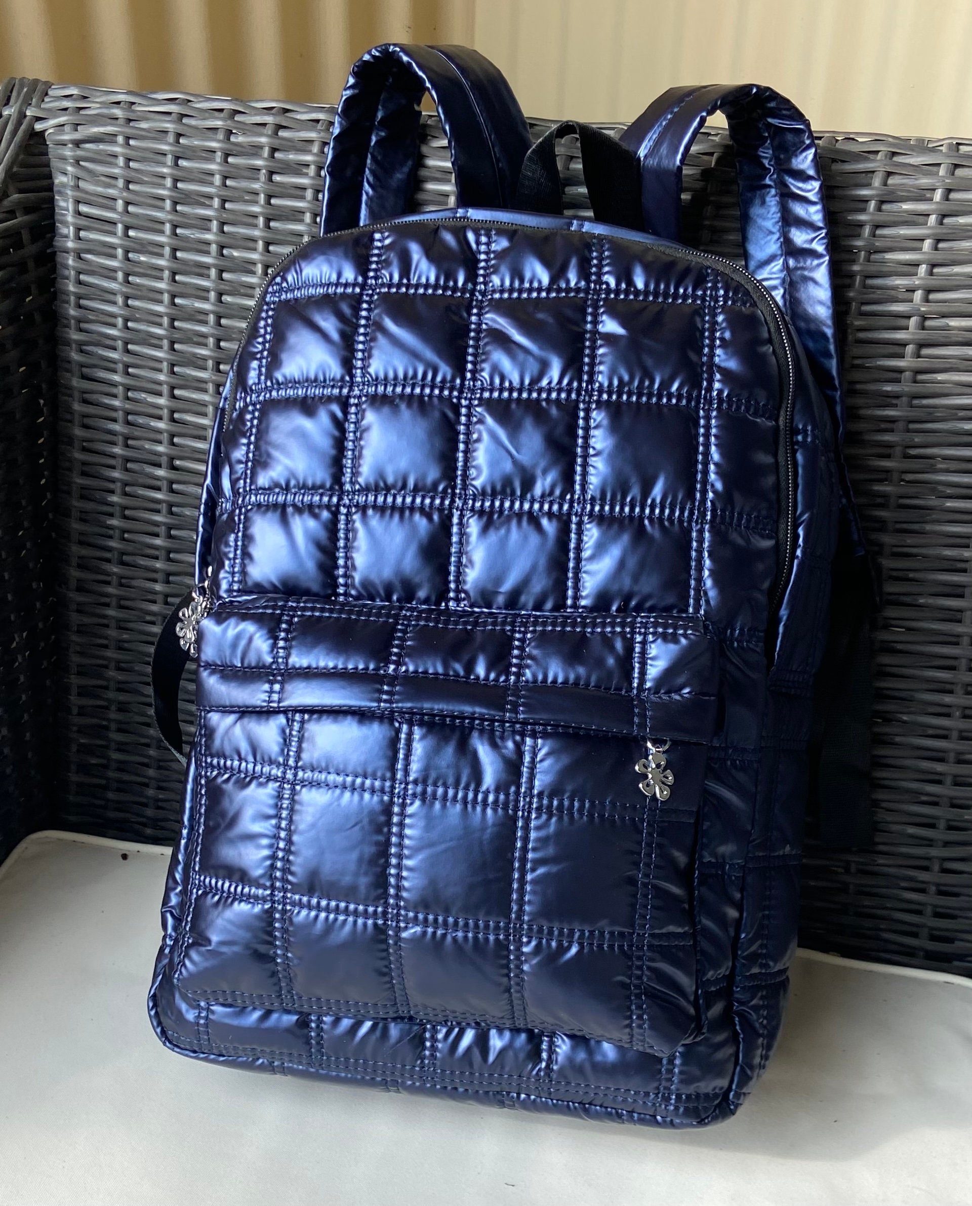 Puffer Quilted Backpack School Bag Work Bag Sport Bag - Etsy