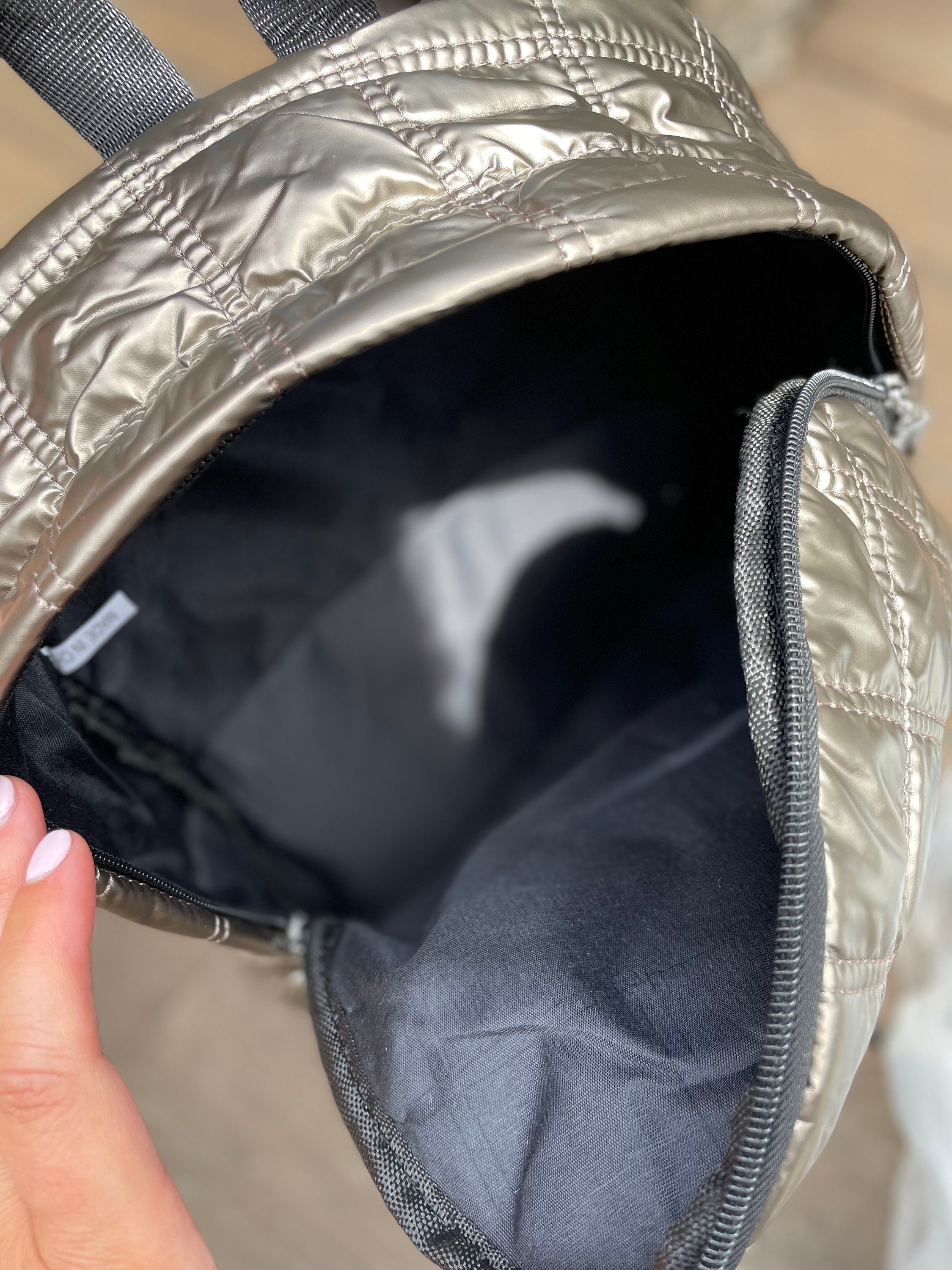 Puffer Quilted Backpack School Bag Work Bag Sport Bag - Etsy