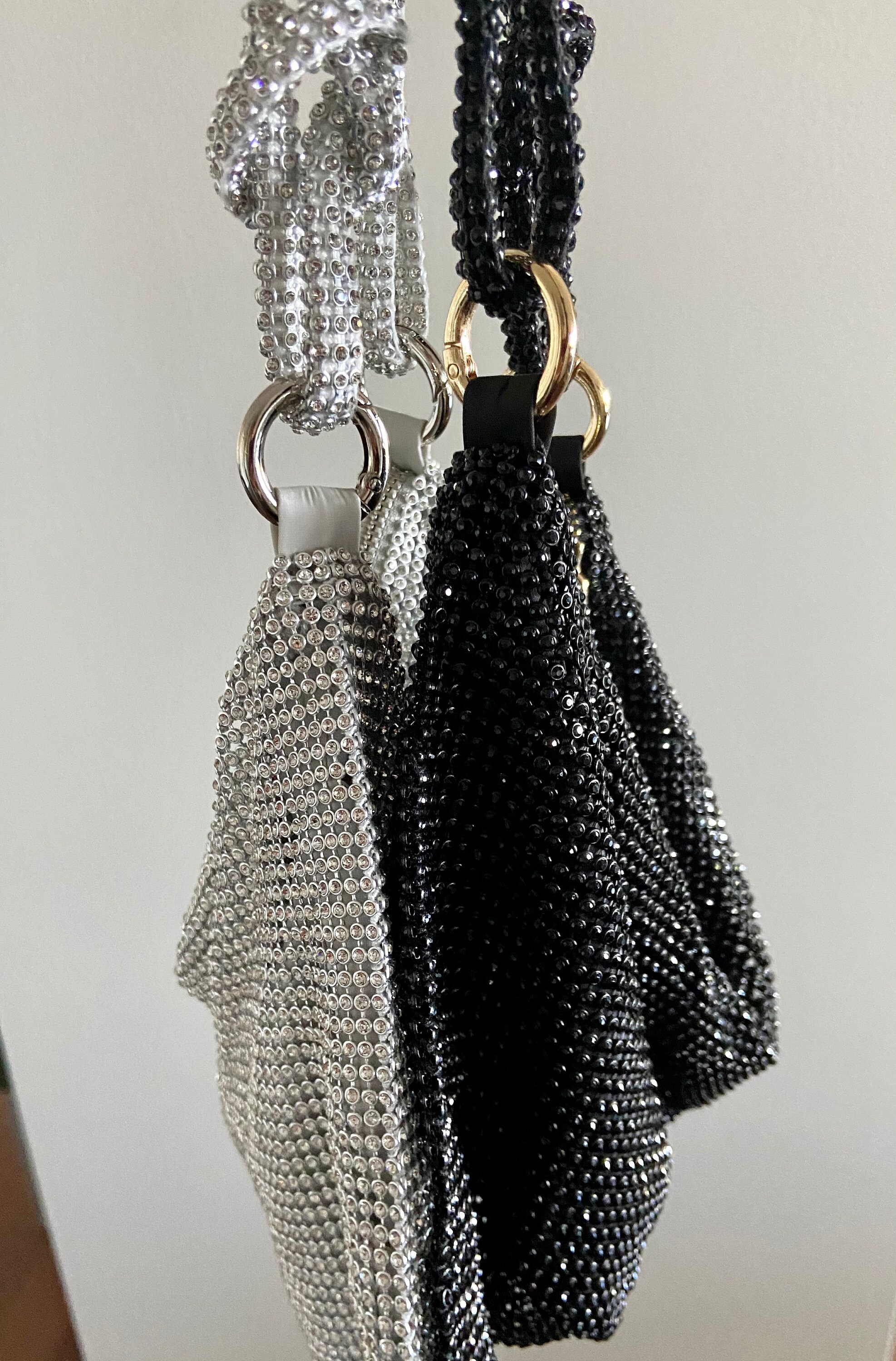 Rhinestone Shoulder Bag Evening Bag Wedding Slouchy - Etsy