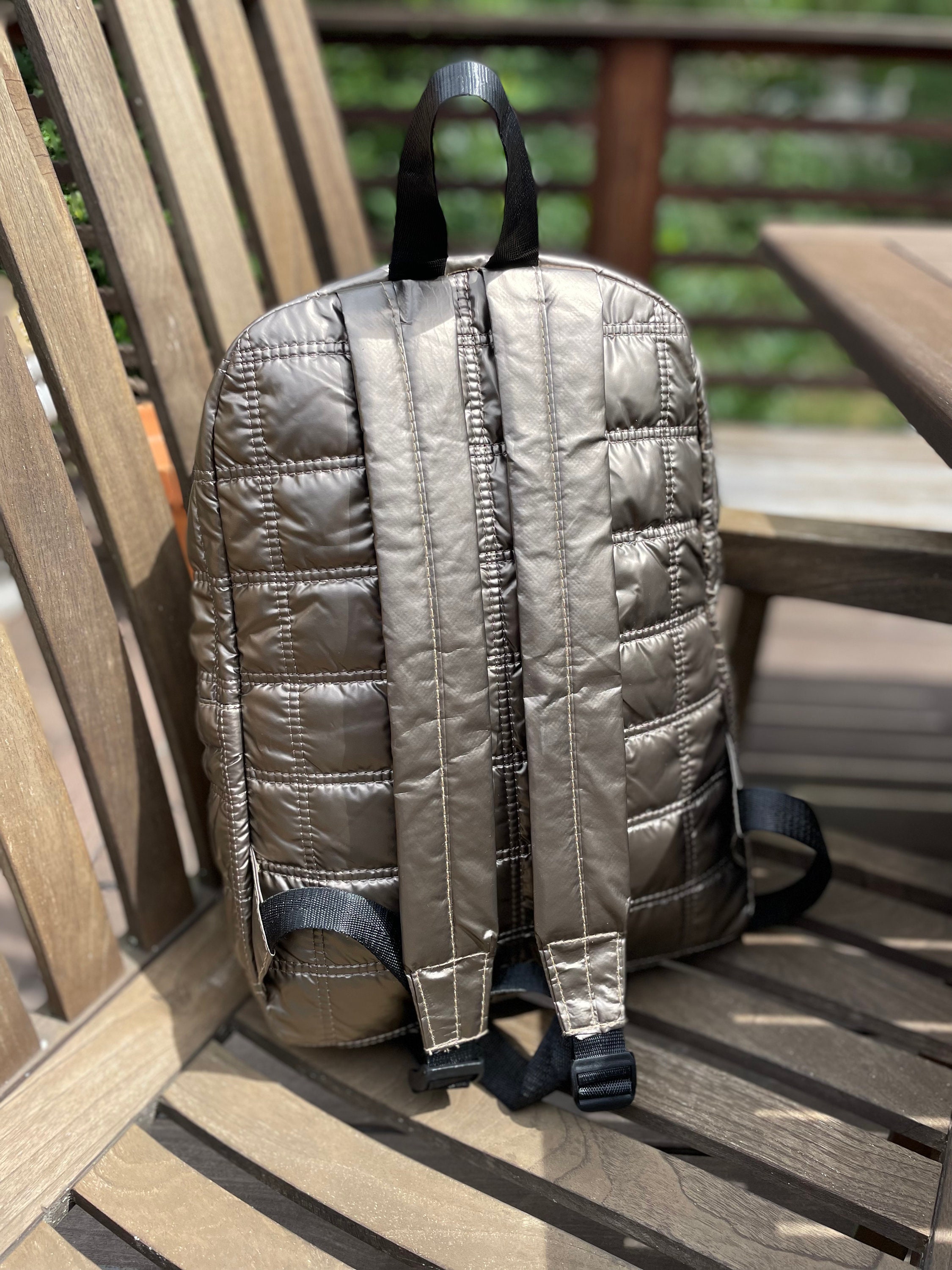 Puffer Quilted Backpack School Bag Work Bag Sport Bag - Etsy