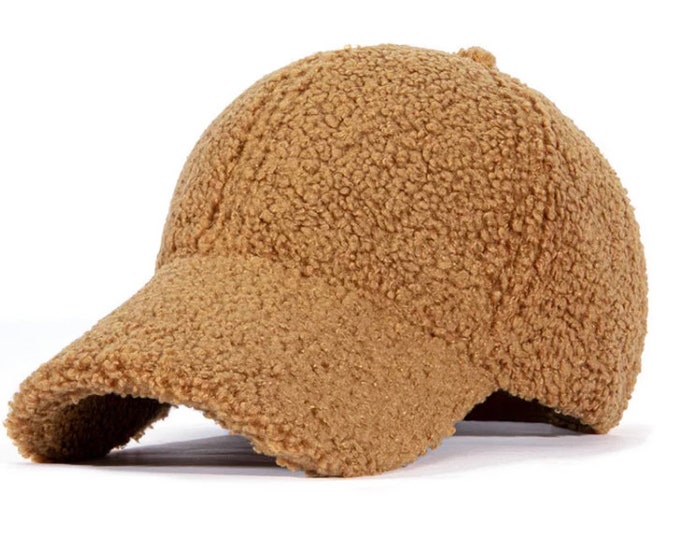 Sherpa Trucker Hat, Sherpa Baseball Hat, Baseball Cap, Womans Fleece ...