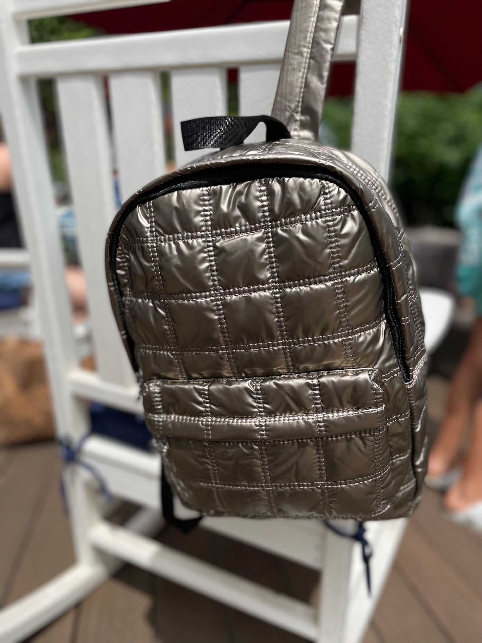 Puffer Quilted Backpack, School Bag, Work Bag, Sport Bag, Laptop ...