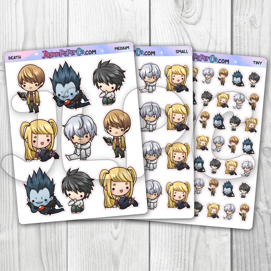 Death Character Stickers - Etsy
