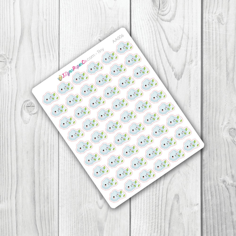 Kawaii Windy Weather Stickers AA006 - Etsy
