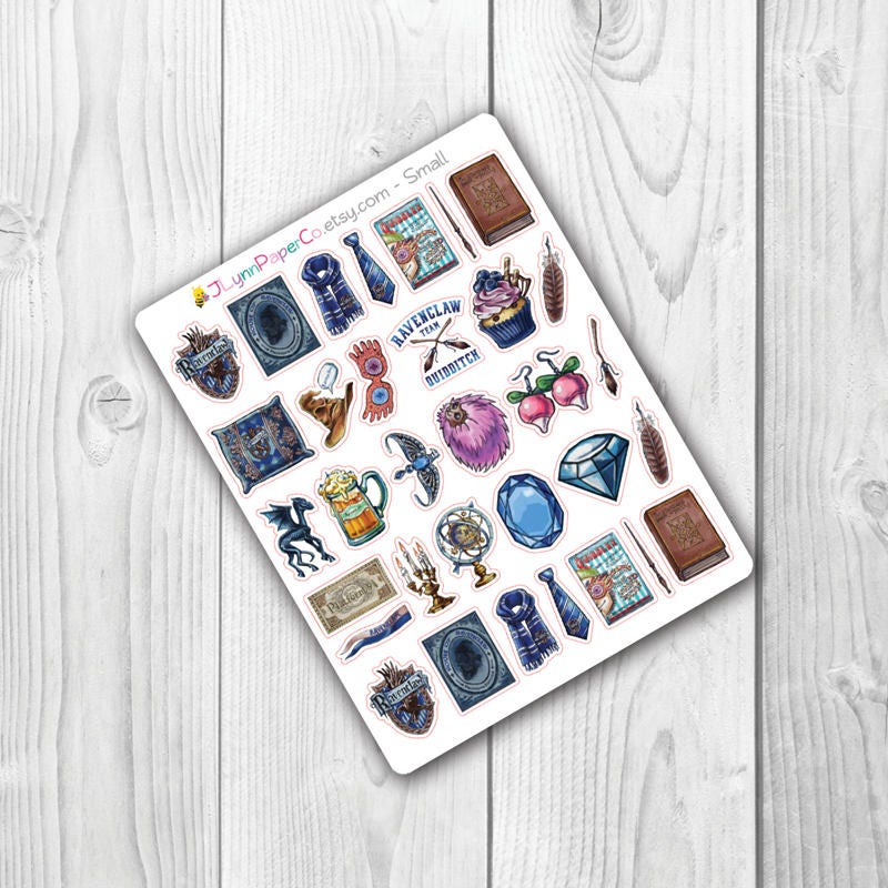 Blue House Wizard Stickers - Etsy