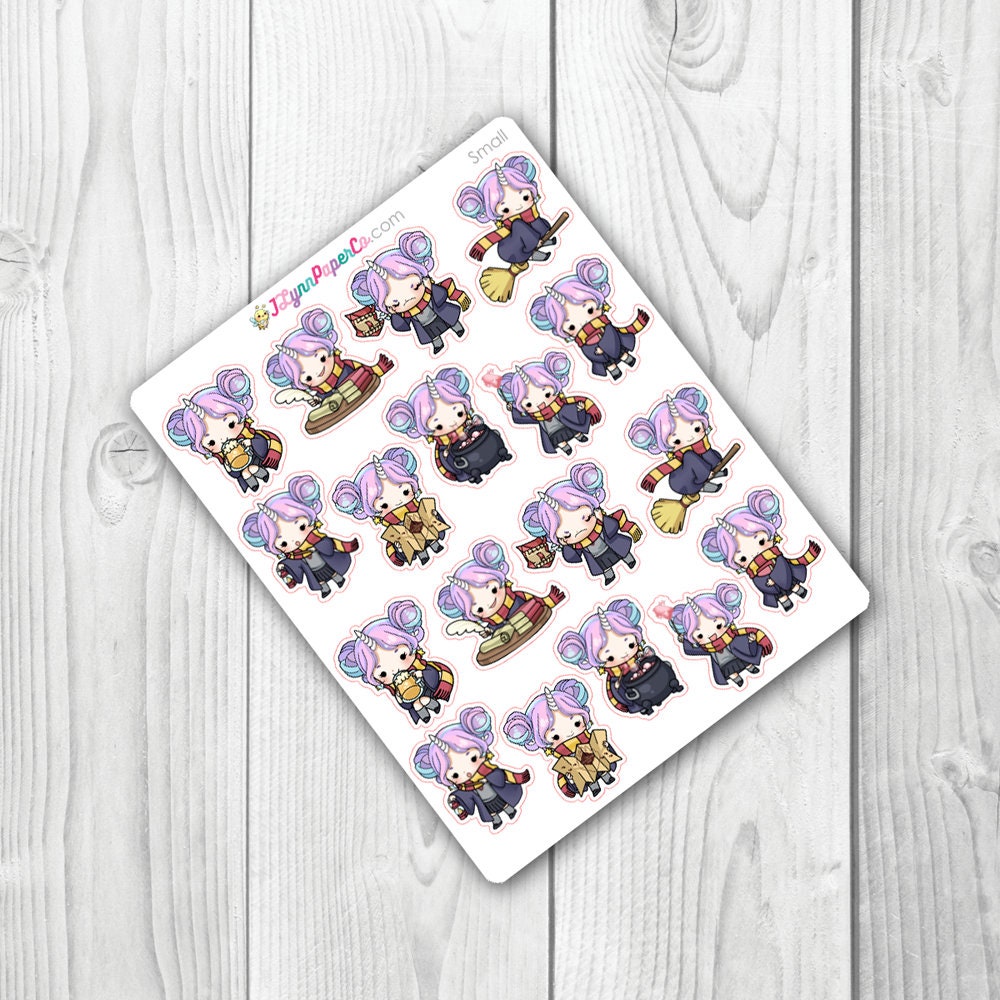 Starshine RED Magic School Stickers | Etsy