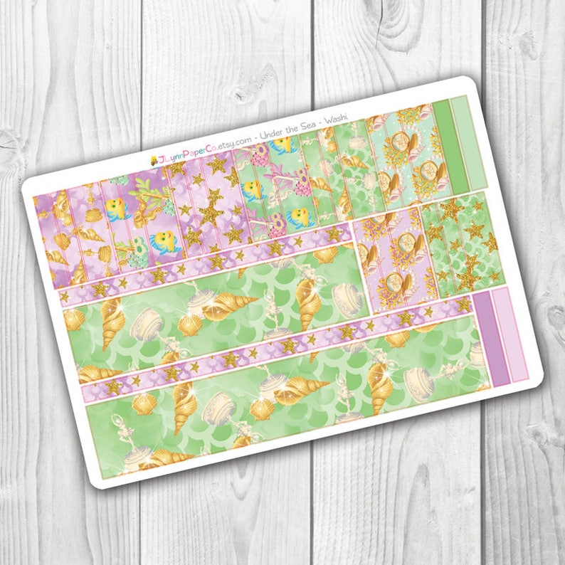 Under the Sea DELUXE Weekly Planner Sticker Kit | Etsy