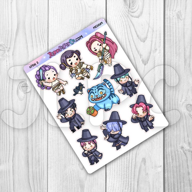 KPDH (set 2) Character Stickers - Etsy