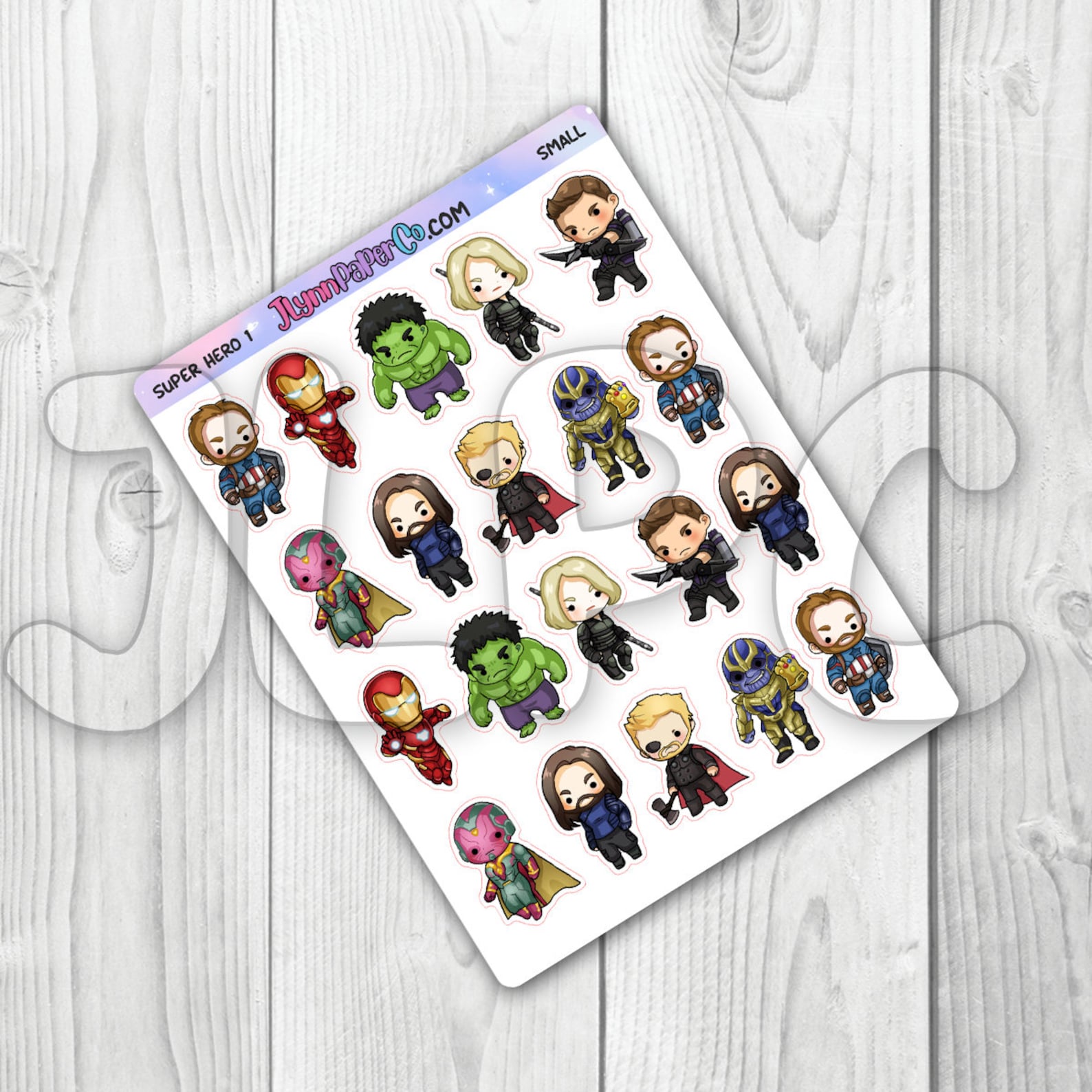 Super Hero 1 Stickers - Etsy