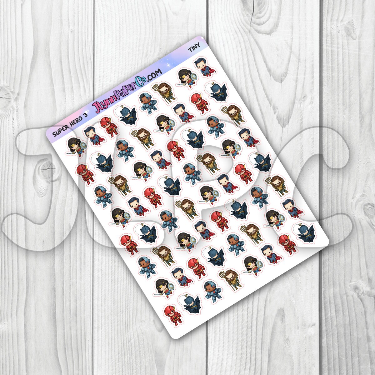 Super Hero 3 Stickers | Etsy