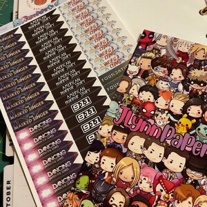 Custom TV Show Page Flag Stickers - Etsy