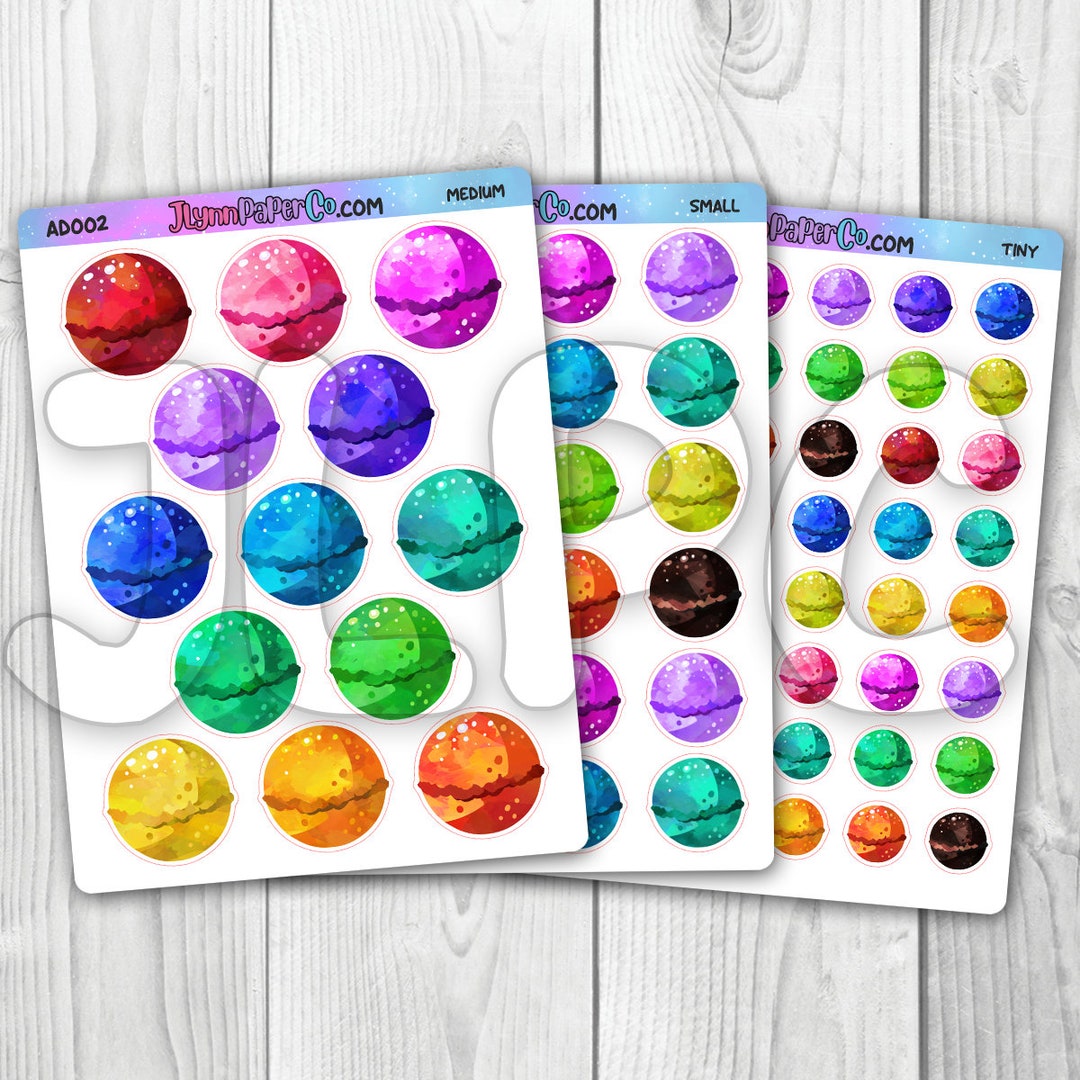 Bath Bomb Stickers AD002 - Etsy