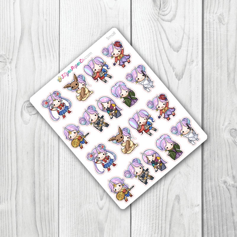 Starshine Cosplay Dress up Character Stickers - Etsy