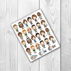 TWD Zombie Apocalypse Stickers - Etsy