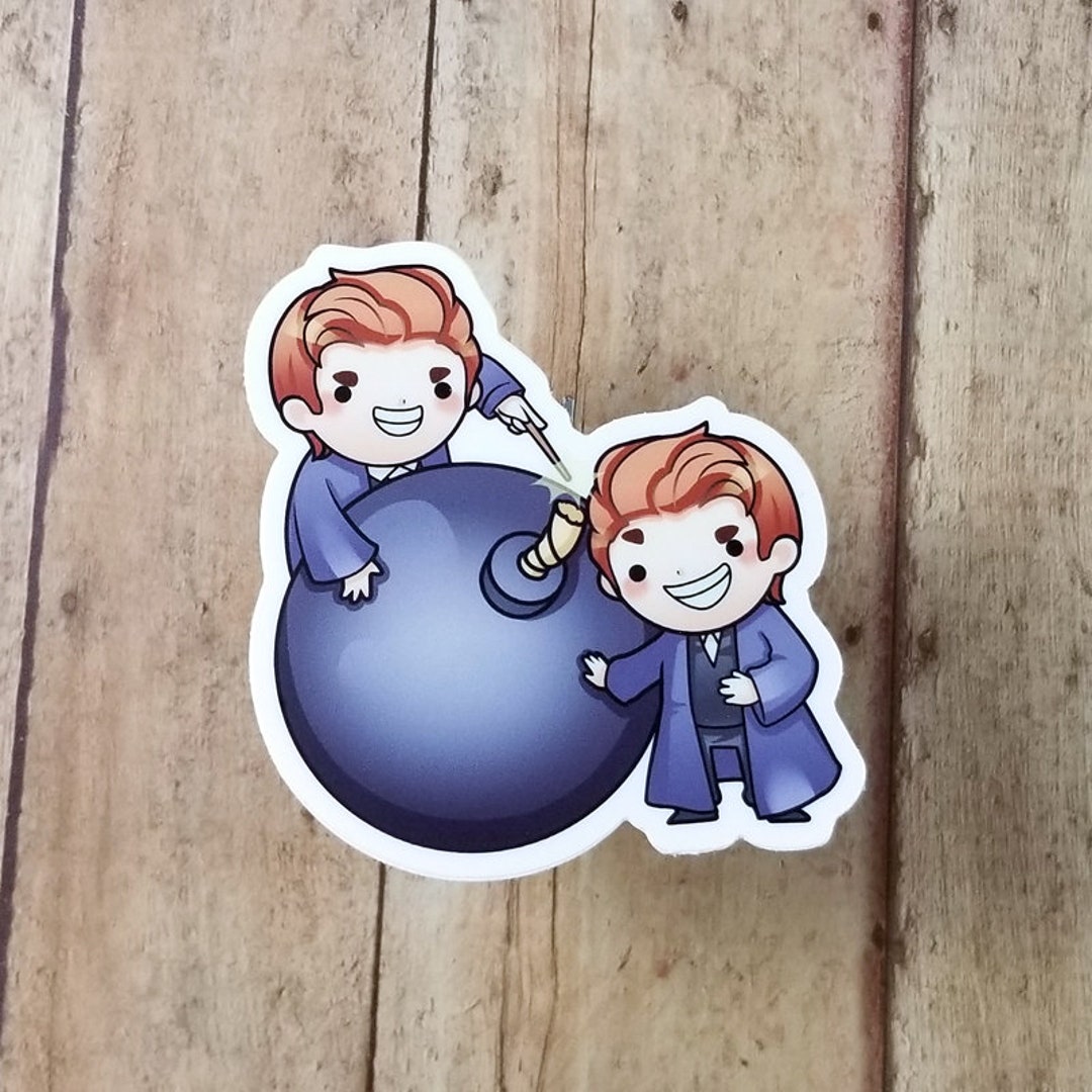 Wizard Twins Vinyl Sticker Decal - Etsy