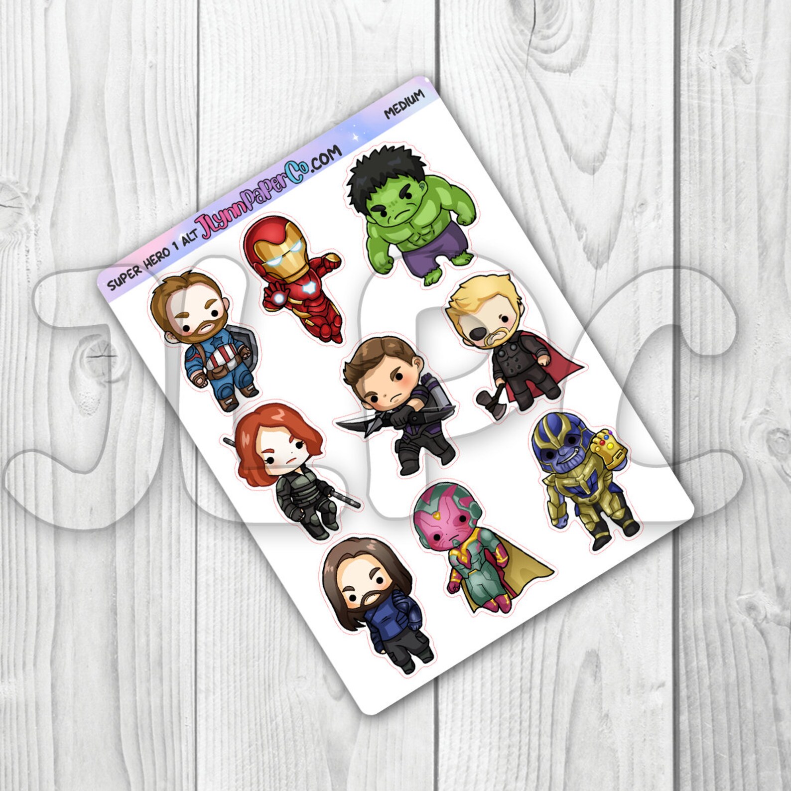 Super Hero 1 Stickers - Etsy