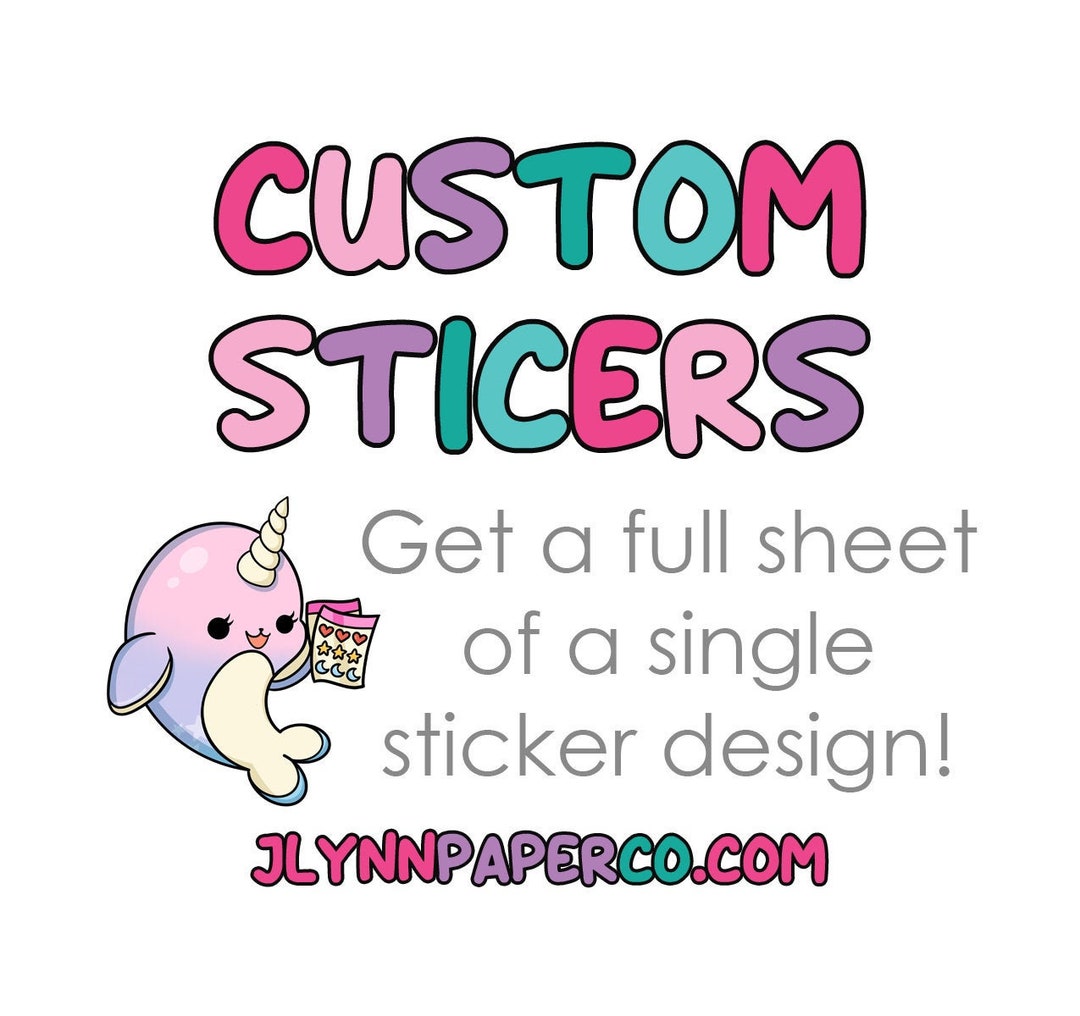Custom Order Stickers - Etsy